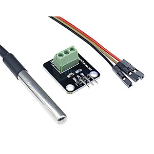 DS18B20 Temperature Sensor Module Kit with Waterproof Stainless Steel Probe for Raspberry Pi