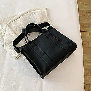 Large Capacity Canvas Women Shoulder Bag Letter Printed Totes Crossbody Bags