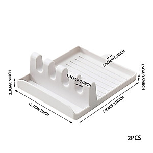 dsbdrki Paint Brush Holders Paint Brush Rest Plastic Paint Brush Holder With 4 Slots Chinese Calligraphy Pen Holder Brush Drying Rack Organizer Display Stand 2 Pcs
