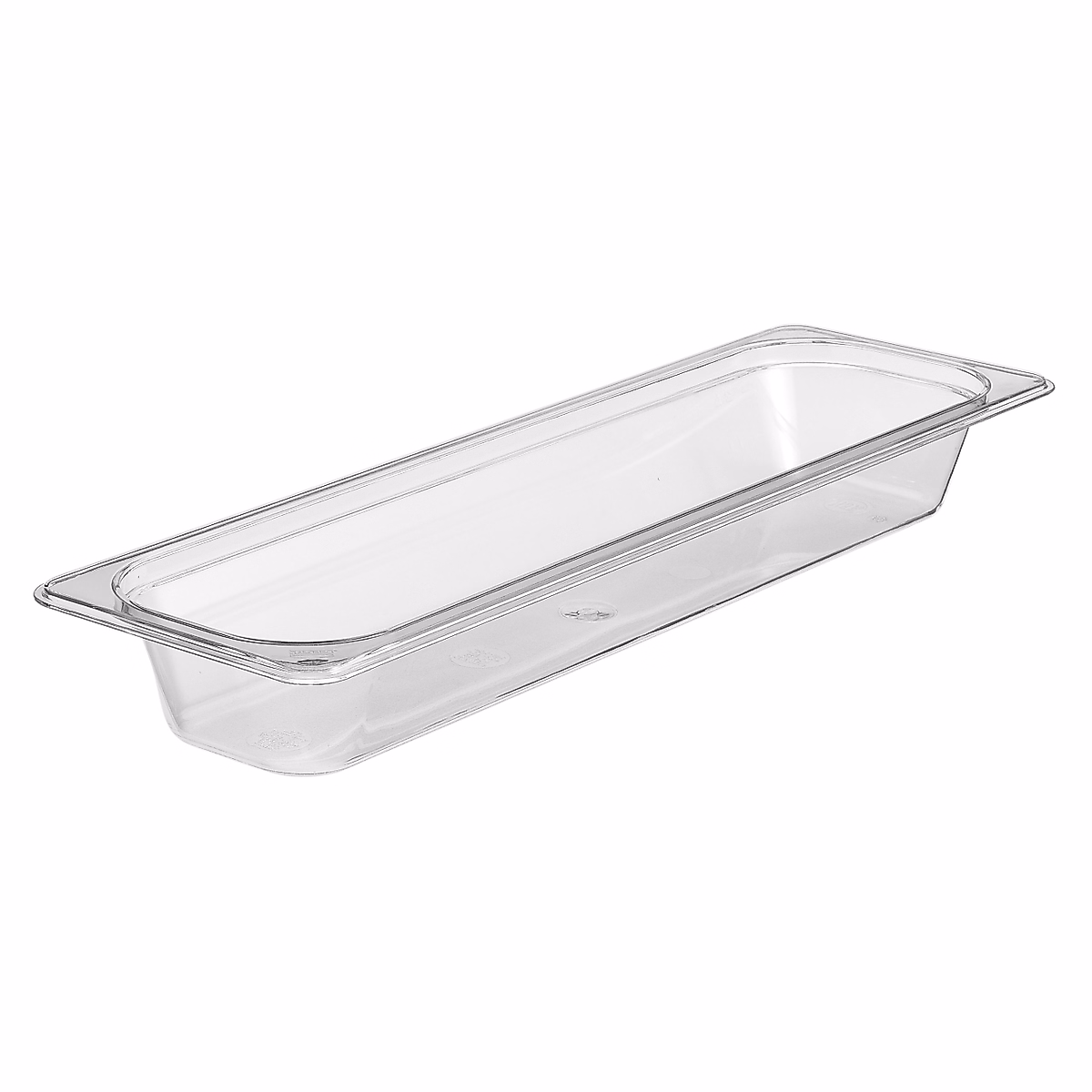 Cambro Camwear Food Pan, 1/2 by 2-Inch, Long Clear