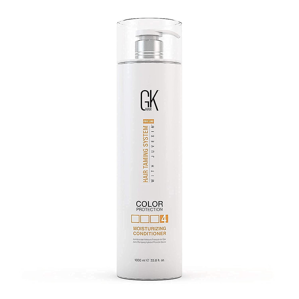 GK HAIR Global Keratin Moisturizing Shampoo & Conditioner 1000ml - Serum - 100% Pure Organic Argan Oil 1.69 Fl Oz