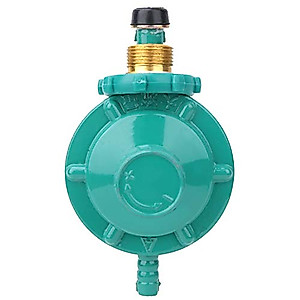 mumisuto Gas Tank Pressure Regulator Household Liquefied Gas Pressure Reducing Valve Adjustable for BBQ Camping cookers Caravan Plumber (Gas Valve Without Meter)