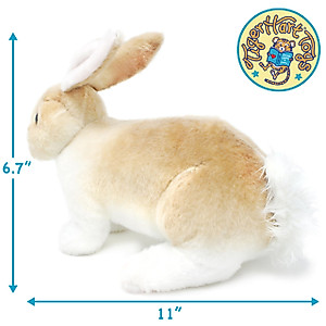 TigerHart Ridley The Rabbit - 11 Inch Realistic Stuffed Animal Plush Bunny