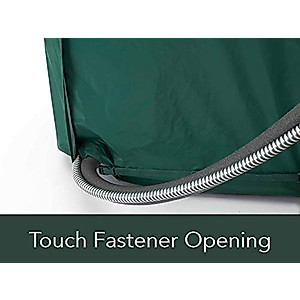 Covermates Air Conditioner Cover - Light Weight Material, Weather Resistant, Elastic Hem, AC & Equipment-Green