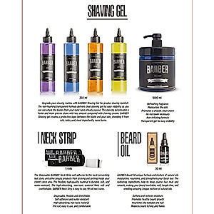 BARBER MARMARA No.6 Eau de Cologne Men's with Ball Pump Atomiser in Glass Bottle 1 x 500 ml - After Shave Men - Fragranced Water - Shaving Water Men - Refreshes Cooling - Barbershop Spray - Body Spray