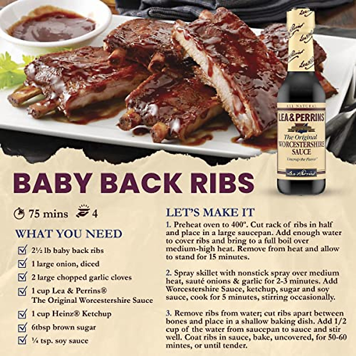 Lea & Perrins The Original Worcestershire Sauce (5 fl oz Bottle)