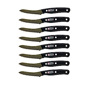 Miracle Blade IV World Class Professional Series Steak Knives Serrated (8 Steak Knives)