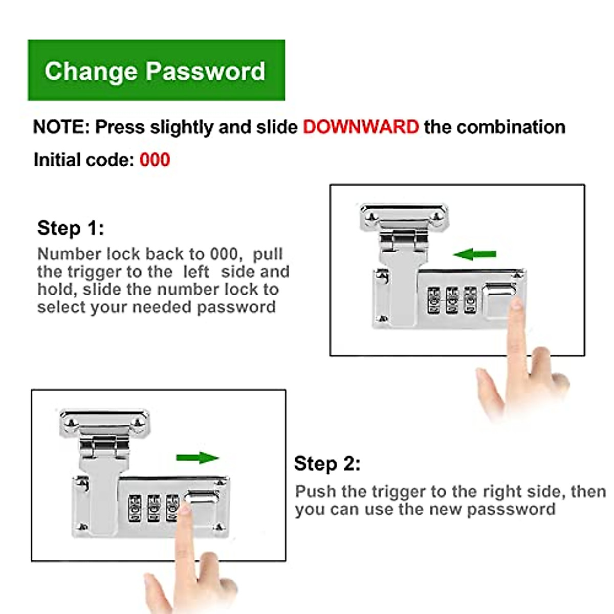 eoere 5.8L Combination Lock Medicine Cabinet w/Separate Removable Divider, First Aid Box w/Individual 3-Digit Lock, Child Proof Lockable Storage Box Aluminum Alloy, Size 10 x 7 x 7.3 Inches