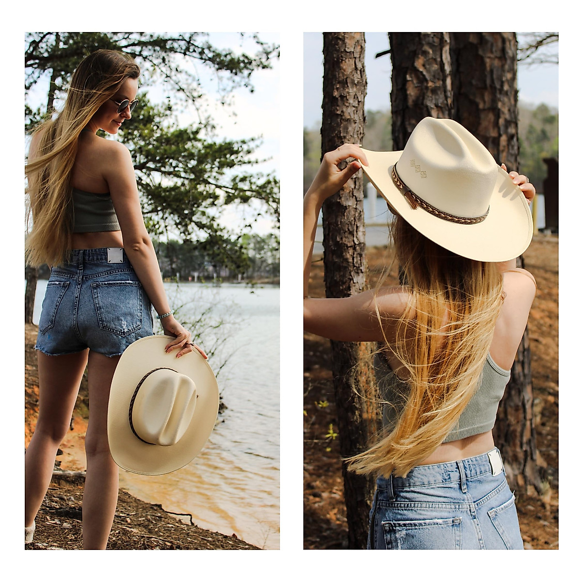 VeloRosso Cowboy Hat, Cowgirl Hat, Cowboy Hats for Women, Cowboy Hat Men, Cowgirl Hats Women, Western Hat, Brown Cowboy Hat, Straw Cowboy Hat…