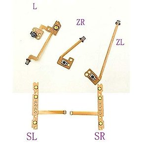 Replacement SL/SR Button Ribbon Flex Cable for Nintendo Switch Joy-Con ，Replacement Part ZR/ZL/L Button Key Ribbon Flex Cable for Nintendo Switch Joy-Con Controller (L)