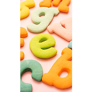 Sweet Sugarbelle Cookie Cutters Alphabet, Create Sweet Alphabet Cookies for Parties, Birthdays, Holidays, Baking, Cooking, Kitchen, Crafting, and More