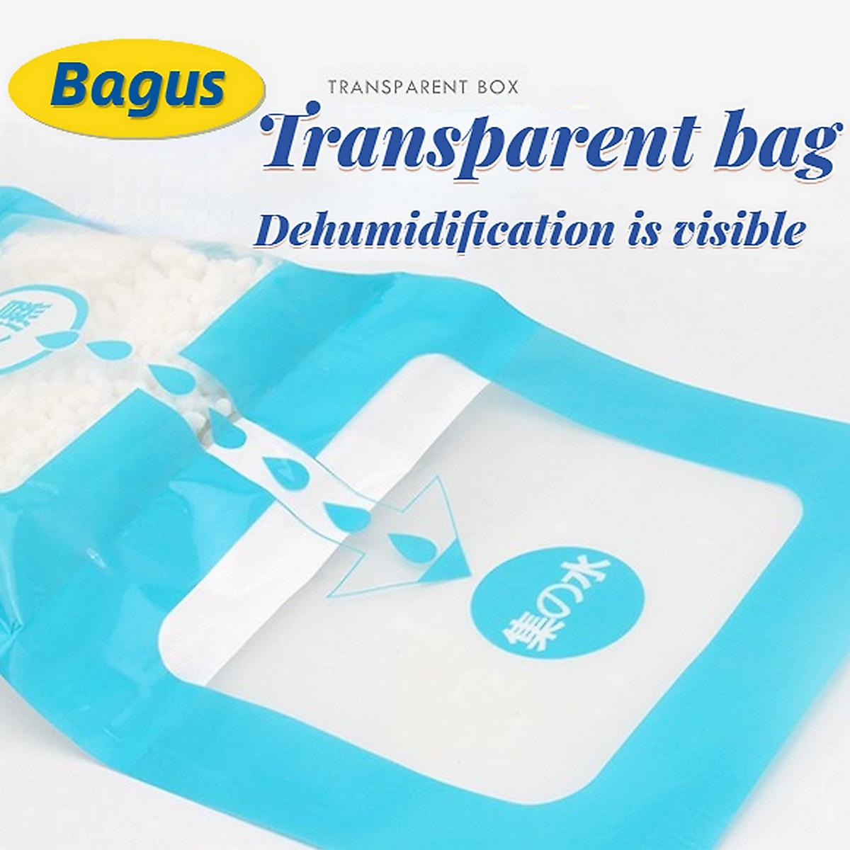 Hanging Moisture absorber Bags (8 Pack) - 12.5 Oz, Fragrance-Free Dehumidifier Bags, Moisture Absorber for Closet, Bathroom, Storage, Kitchens, Basement, Laundries, Spaces, Studies, Boats, RVs