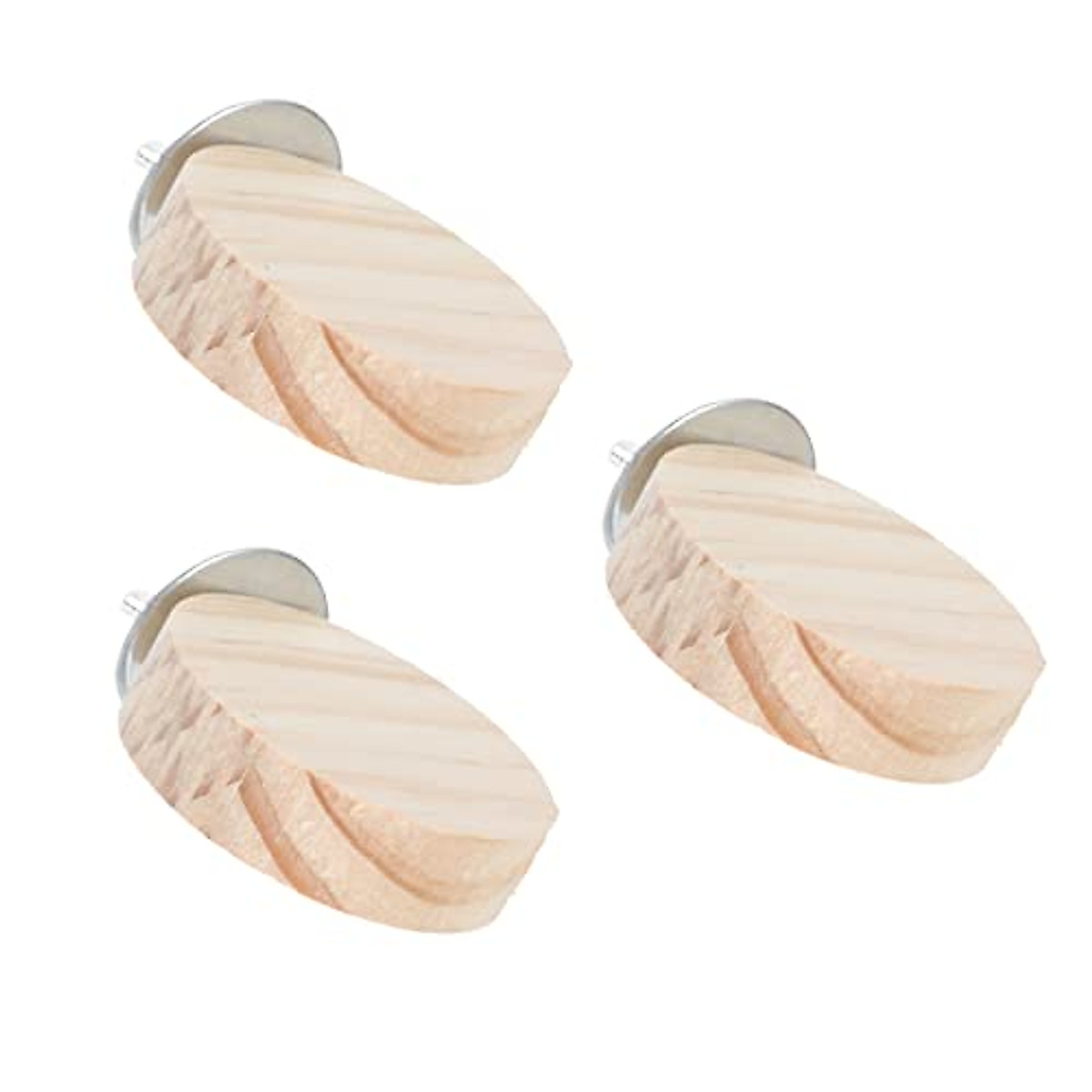 Yardwe Wooden Toys Wooden Toys Bird Toy Climbing Toys 6 Pcs Bird Perch Bird Platform Stand Bird Playground Stand Bird Stand Wood Stand Platform Natural Bird Toy Climbing Toys Chew Toys Chew Toys