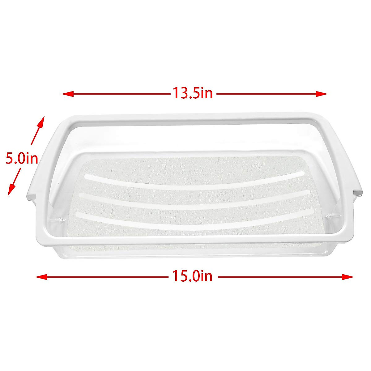 2 Packs W10321304 Refrigerator Door Shelf Bin by SupHomie - Compatible with Whirlpool Refrigerator Replaces WPW10321304 PS11752778