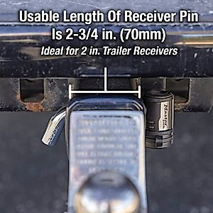 Master Lock 2848DAT Key Alike Set with Receiver and Coupler Latch Locks, 2-Piece Set