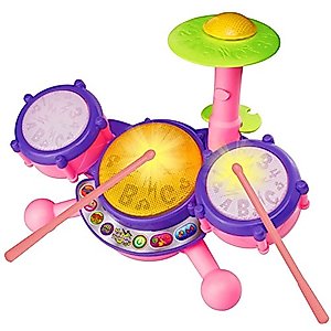 VTech KidiBeats Drum Set, Pink
