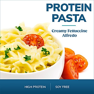 WonderSlim Protein Pasta, Creamy Fettuccini Alfredo, 12g Protein, 200 Calories (5ct)