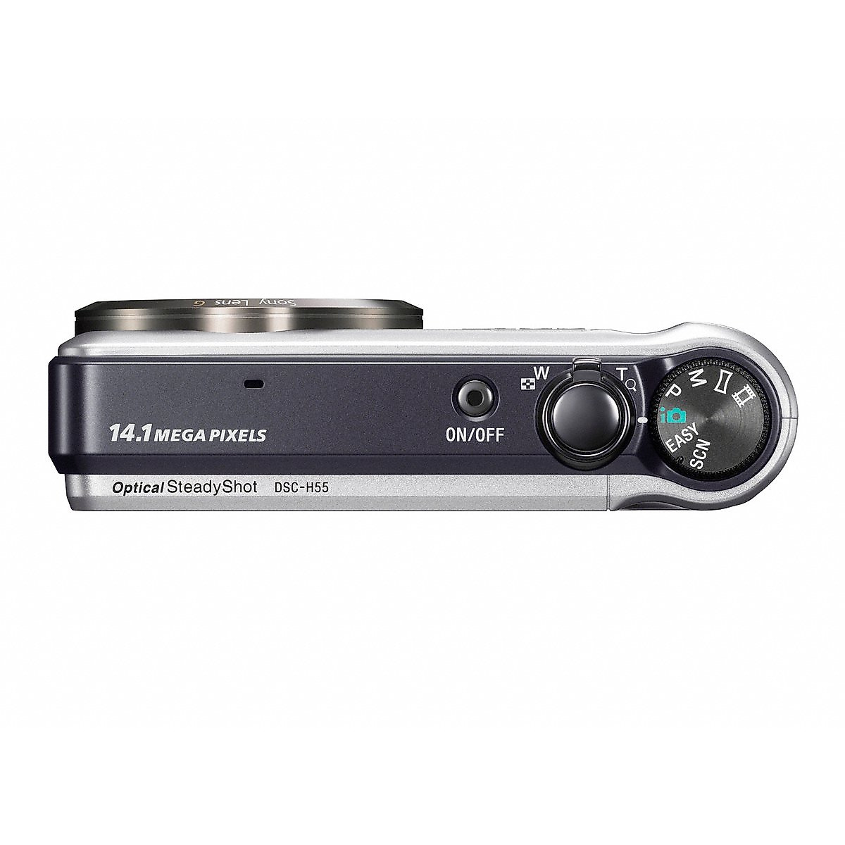 Sony Cyber-shot DSC-H55 14.1MP Digital Camera with 10x Wide Angle Optical Zoom with SteadyShot Image Stabilization and 3.0 inch LCD (Silver)