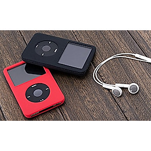 Silicone Skin Case for iPod Classic 3 80g 120g 3th Generation 160g Flexible Rubber MP3 Player Cover Cases (Black)