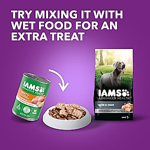 Iams Advanced Health Skin & Coat Chicken and Salmon Recipe Adult Dry Dog Food, 27 lb. Bag