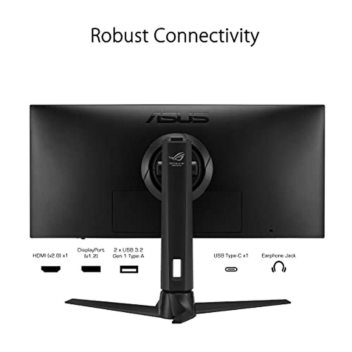 ASUS ROG Strix 29.5” 21:9 HDR Gaming -Monitor(XG309CM) - WFHD (2560 x 1080), Fast IPS, 220Hz, 1ms, Low Motion Blur Sync, G-SYNC Compatible, Tripod socket for streaming, USB Type-C,-KVM support, BLACK