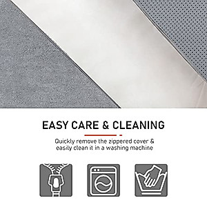 Dog Stairs for Small Dogs, High Density Foam Dog Ramp, Extra Wide Non-Slip Pet Steps for High Beds Or Couch, Soft Foam Doggie Ladder for Dogs Injured, Older Pets, Small Cats