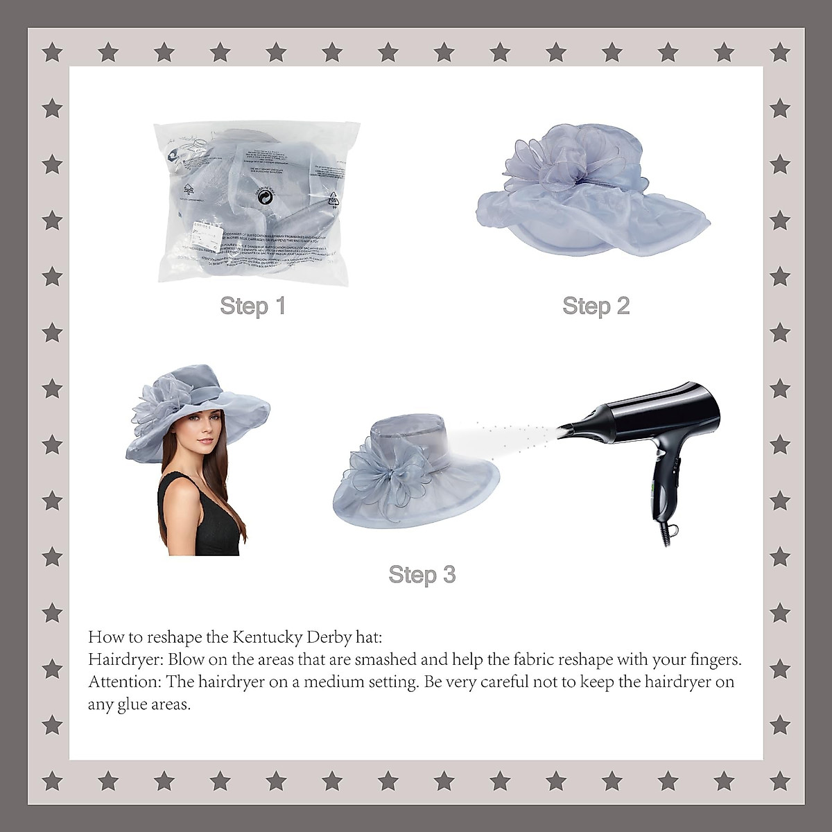 Zando Kentucky Derby Hats for Women 2024 Church Hats for Women Elegant Organza Victorian Hat Fancy Tea Party Hats Wedding Fascinators Hats for Women Fashionable Derby Hat for Women Black Hat