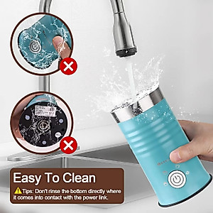 Huogary Automatic Milk Steamer, Milk Frother and Steamer with Hot and Cold Froth Function, Hot Chocolate Maker and Electric Milk Heater, Foam Maker Easy Cleaning & Silent Working, 123V