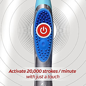 Colgate 360 Floss Tip Battery Powered Toothbrush, Sonic Toothbrush With Soft Bristles, Tongue Cleaner Helps Remove Bacteria, Great for Travel, Includes 1 AAA Battery Total, 2 Pack