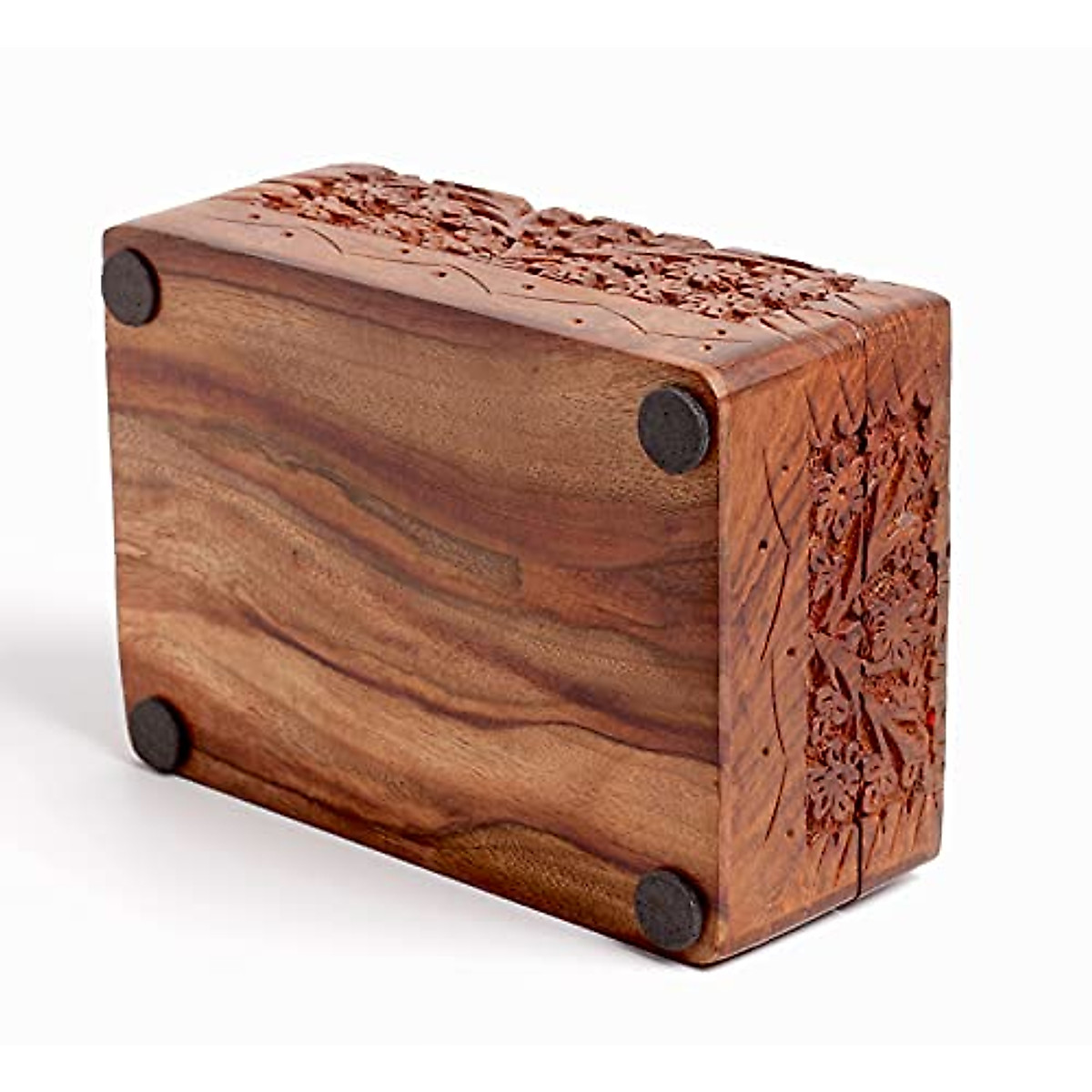 ARTISENIA Handmade Rosewood Keepsake Box Jewellery Chest Organiser Tarot Card Decks Unique Gift Ideas for Women Small 7 X 5 Inches