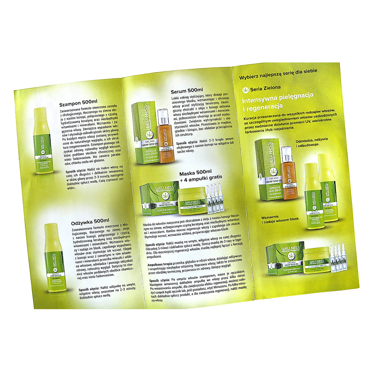 BEAUTY MADE EASY Wellness Premium Products Organic Hemp Shampoo, 500ML (16.9 oz),WPPS