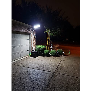 OKPRO Solar Street Lights Outdoor - 1200W Solar Parking Lot Lights, 7000K LED Solar Lights, Dusk to Dawn, Motion Sensor, Commercial Grade