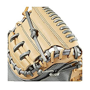 WILSON 2023 A2000® PF33SS 33” Baseball Catcher’s Mitt - Right Hand Throw,Grey/Blonde