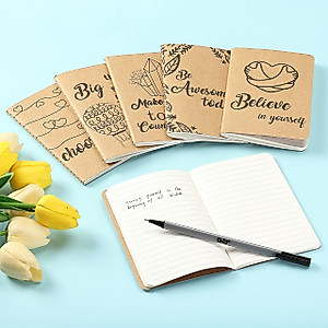 Mr. Pen- Kraft Notebooks, A6 Sized, 4.25 x 5.9, 6 pcs, Mini Notebooks, Small Journal Notebook, Lined Pocket Notebook, Mini Notebook, Cute Mini Notebook, Kraft Paper Notebook, a6 Notebook