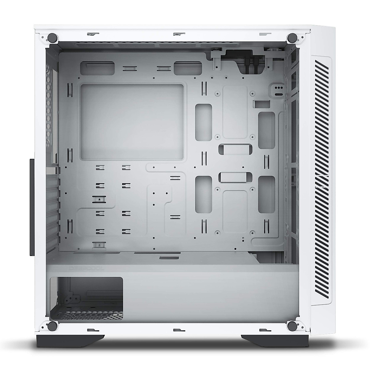 DeepCool MATREXX 55 V3 ADD-RGB WH 3F Mid-Tower ATX Case, E-ATX Support, Tempered Glass Panels, Three Included ARGB Fans, Motherboard Sync and Front I/O RGB Control, White