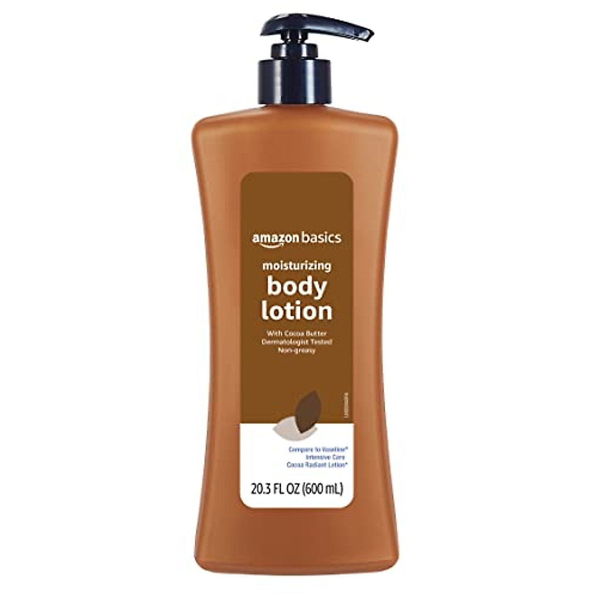 Amazon Basics Cocoa Butter Body Lotion, Lightly Scented, 20.3 Fl Oz, Pack of 1