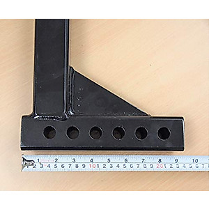 EAGLEKING Triple Ball Tri-Ball Swivel Adjustable Trailer Drop Tow Hitch Mount 2" Receiver