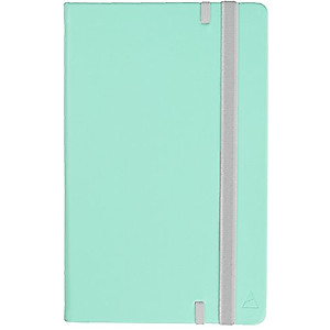 NOMATIC Notebook - Journal For Writing, Business, Office, And Sketchbook - 240 Ruled Pages - Hard Cover Notebook With Perforated Pages, Built-in Pen Holder, And Whiteboard Paper (Mint)