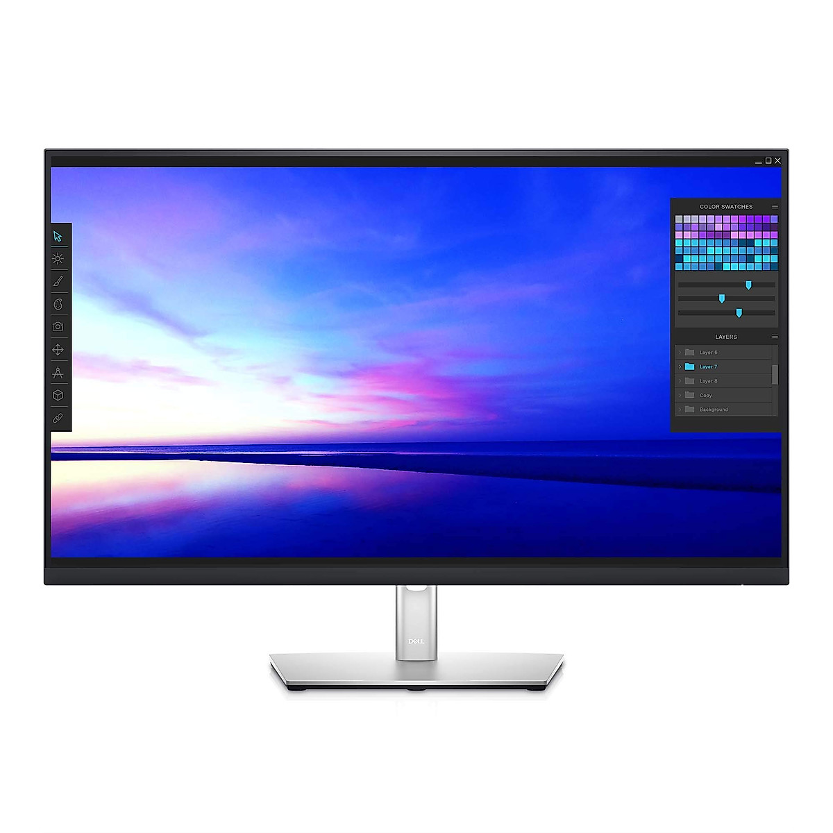 Dell P3221D 31.5-Inch 16:9 1440P QHD IPS Thin Bezel Gaming Monitor with Anti-Glare Coating and USB, HDMI, and DP, Black (Renewed)