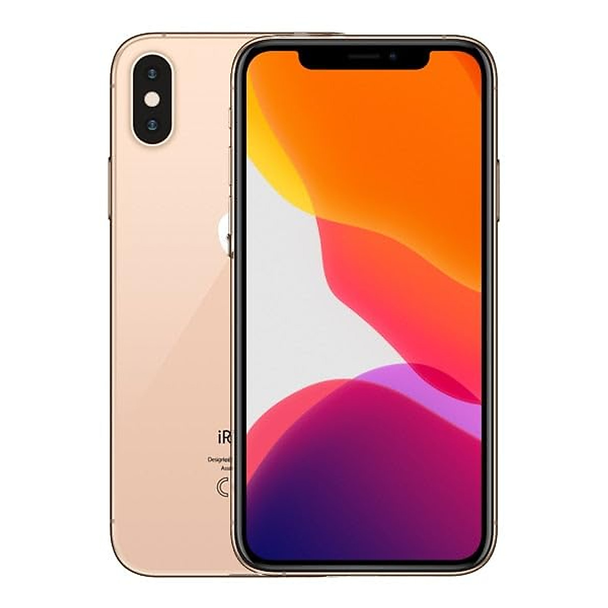 Apple iPhone Xs Max A12 Bionic Mobile Phone 6.5inch 4GB RAM 64GB/256GB ROM Hexa Core 12MP NFC 4G LTE Original iOS Cellphone 64GB with Face ID/White