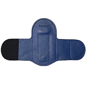 Blingsoul Blue Leather Stethoscope Holder for Women and Men - Stethoscope Case Hip Clip, Medical Nursing Essentials Stethoscope Case for Nurses Holster Cover Kit for Physicians Cardiologist Doctor