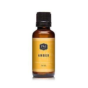 P&J Trading Fragrance Oil | Amber Oil 30ml - Candle Scents for Candle Making, Freshie Scents, Soap Making Supplies, Diffuser Oil Scents