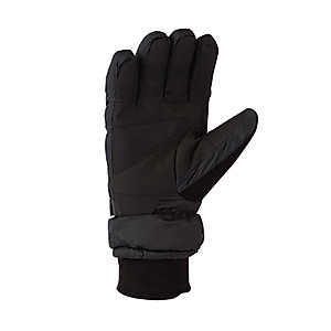 Carhartt Women's Quilts Insulated Breathable Glove with Waterproof Wicking Insert, Black, Large