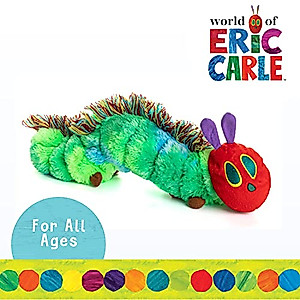 KIDS PREFERRED World of Eric Carle, The Very Hungry Caterpillar Butterfly Reversible Stuffed Animal Plush Toy, 16",Green