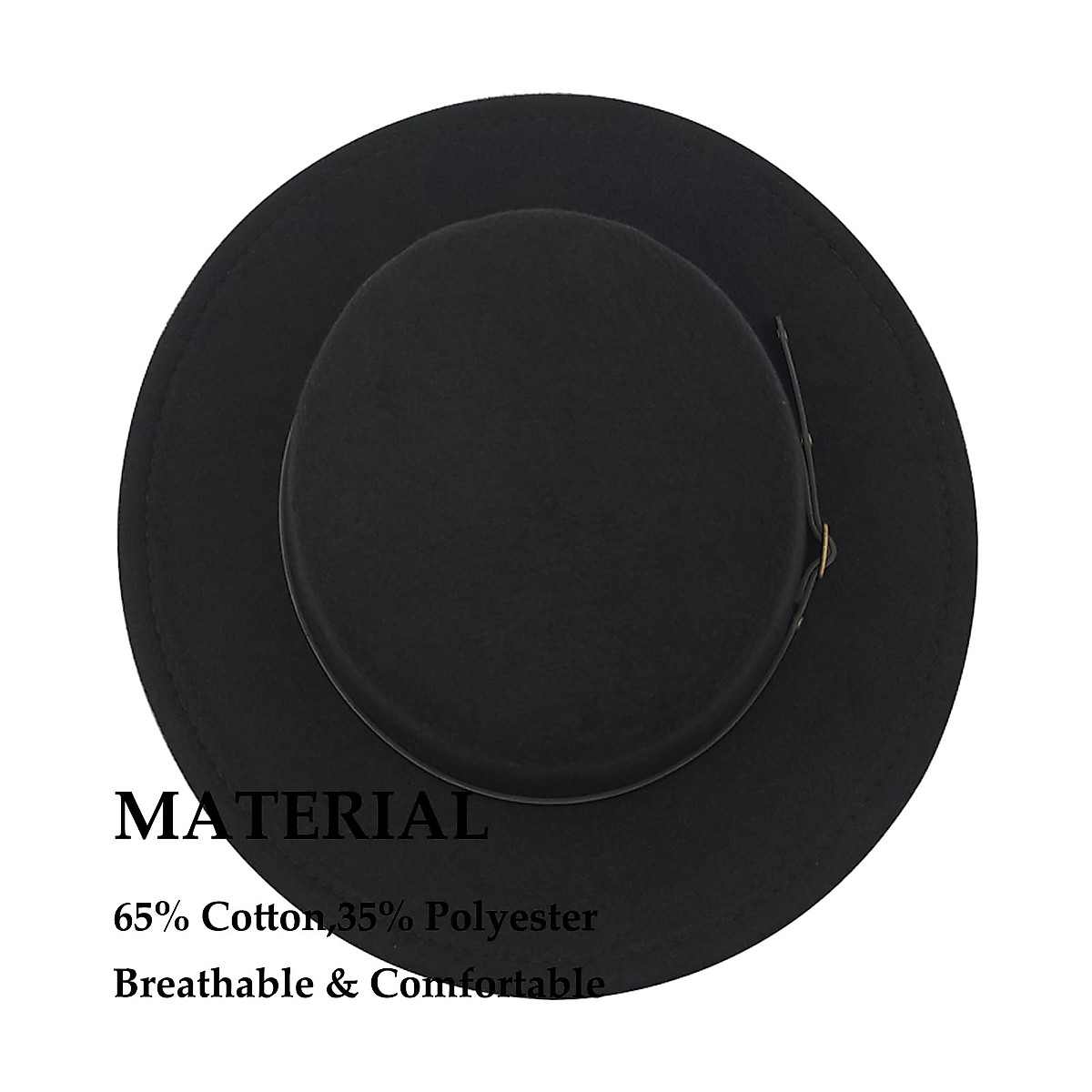 Willheoy Fedora Hats for Women Flat Top Hat for Men Pork Pie Hat Wide Brim Church Hat Boater Trilby Cap