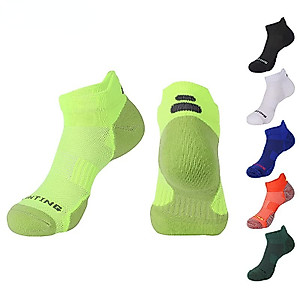 ADILAIDUN 6/12 Pairs Women Athletic Socks No Show,women's Running Ankle Socks Sports Socks Essential Lightweight Size 4-11 (Dark Green-6 Pairs)