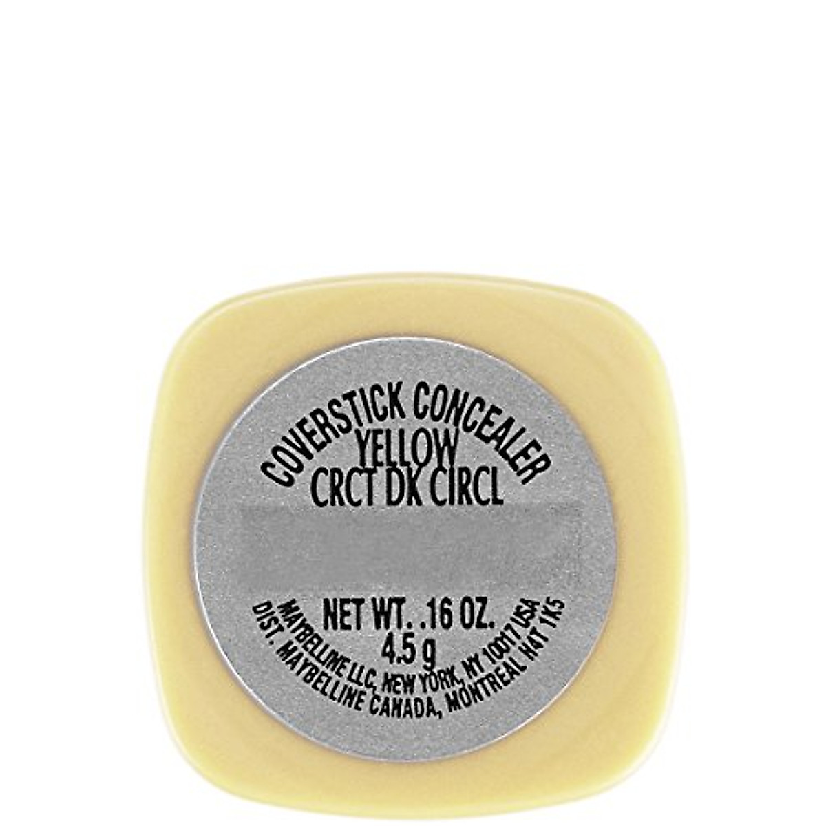 Maybelline New York Cover Stick Corrector Concealer, Yellow Corrects Dark Circles, 0.16 oz.