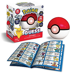 Pokemon Trainer Guess - Kanto Edition Toy, I Will Guess It! Electronic Voice Recognition Guessing Brain Game Pokemon Go Digital Travel Board/ Toys
