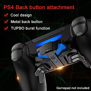 Denpetec Back Button Attachment Professional Portable Gaming Accessories with 4 Mapping Paddles Ergonomic Controller Adapter
