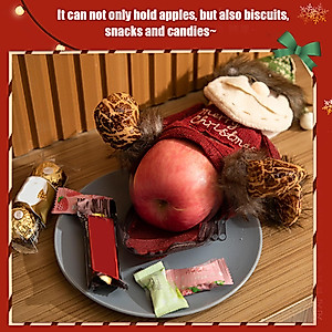 Christmas Gift Bags Zipper Design,Christmas Gift Doll Bags, Christmas Candy Bags, Christmas Bags with Drawstring,Christmas Gift Bags for Party and Festival (6pcs)